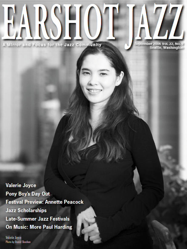 Valerie Joyce on the cover of Earshot Jazz Magazine | Valerie Joyce